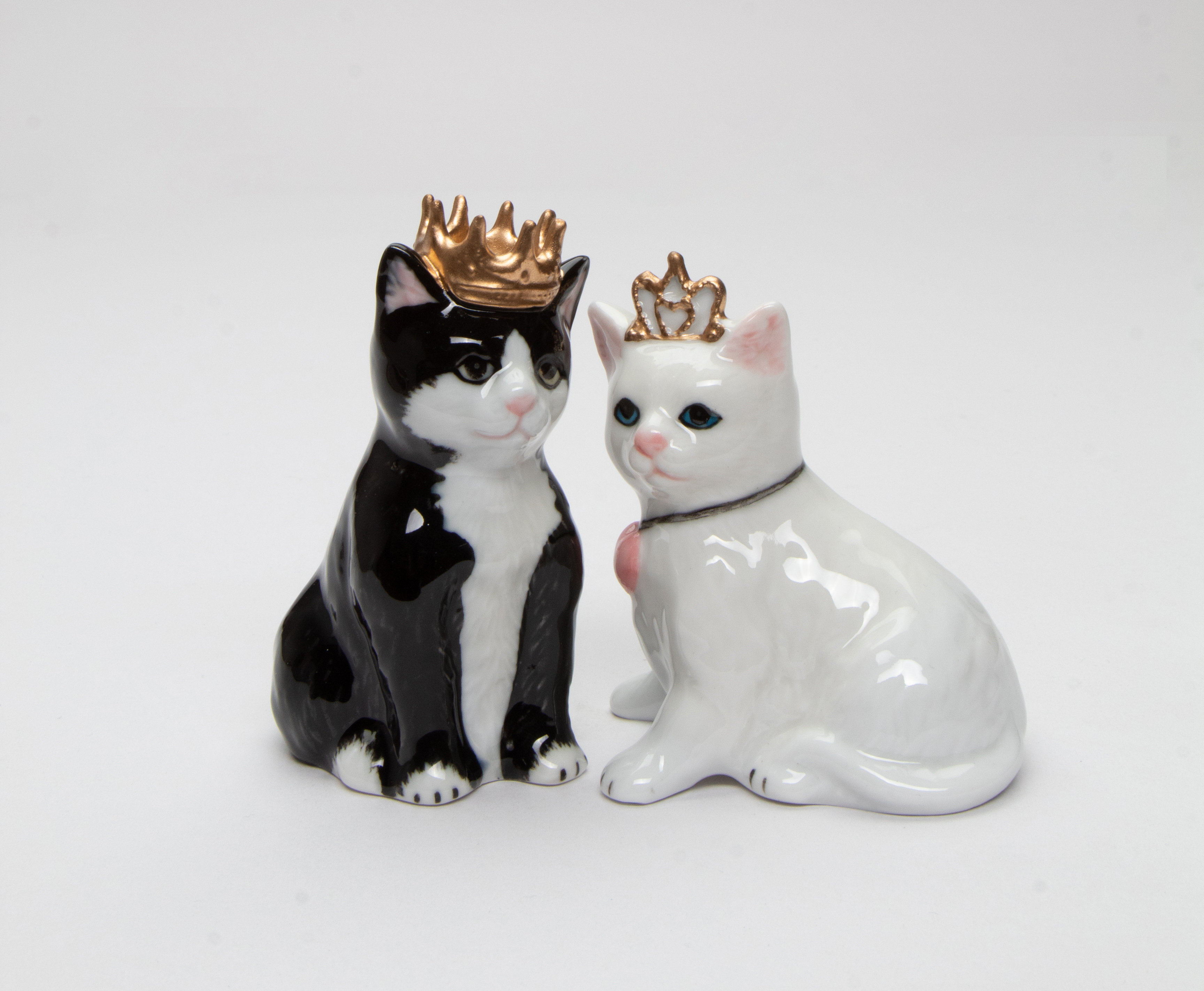 Cosmos Gifts Prince And Princess Cat Salt And Pepper | Wayfair