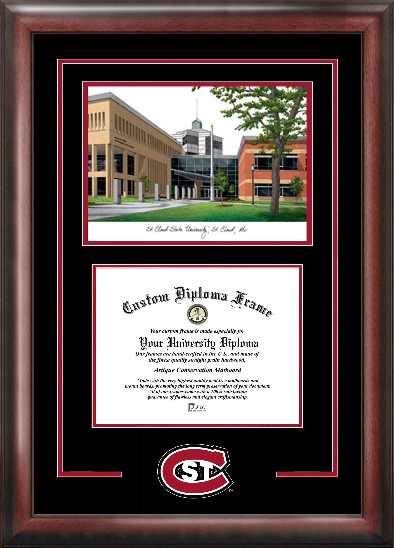 Patriot Frames NCAA USC TROJANS Spirit Graduate Diploma with Campus ...