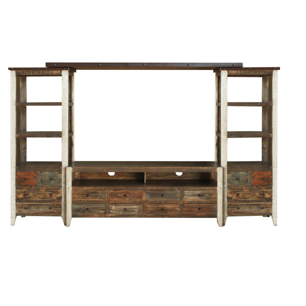 International Furniture Direct Antique Multicolor Wall Unit | Wayfair