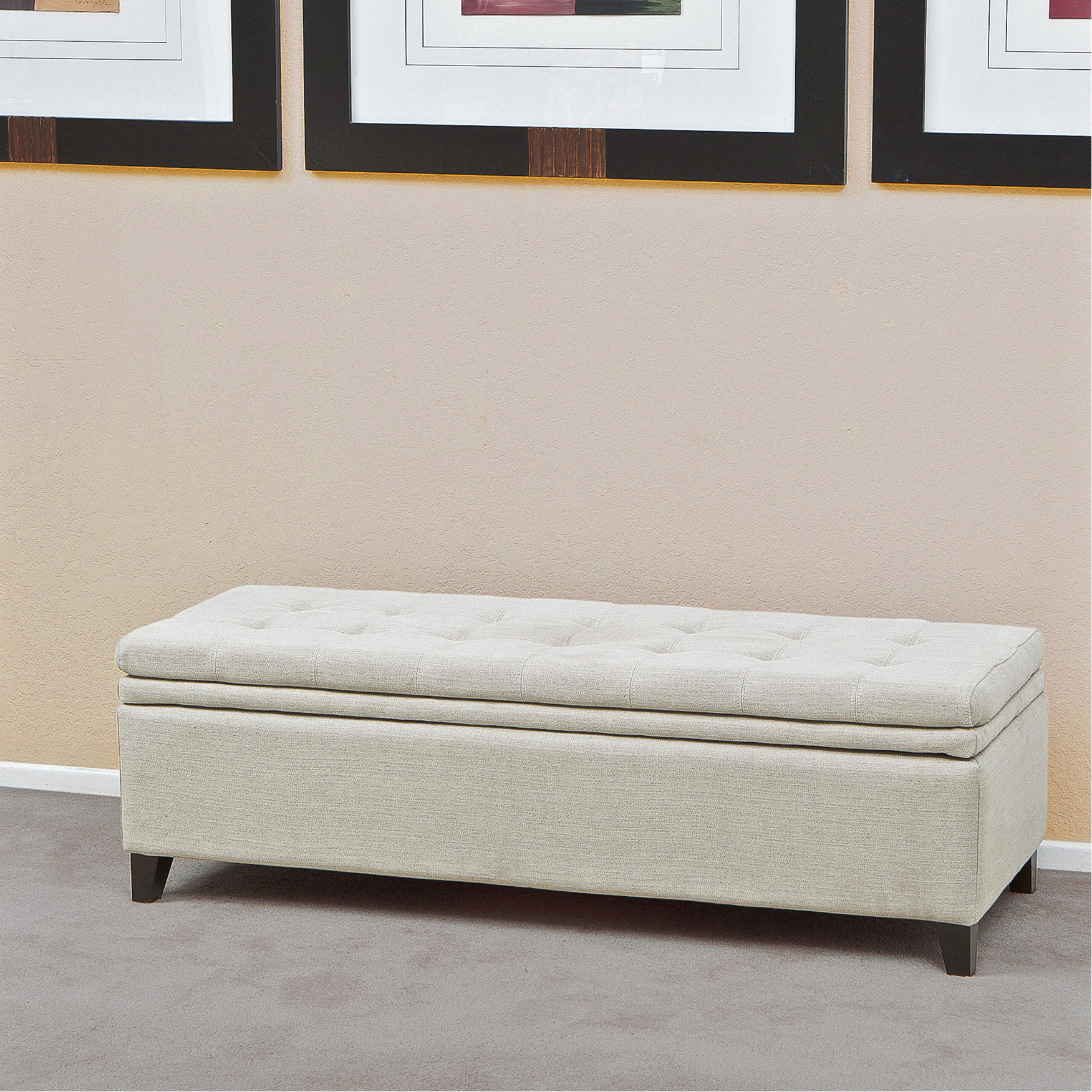 Corrigan Studio® Fabulous Linen Storage Bench - Transform Your Interior ...
