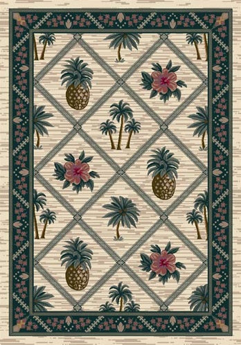 Milliken Signature Bristol Bay Pearl Mist Nautical Tropical Area Rug ...