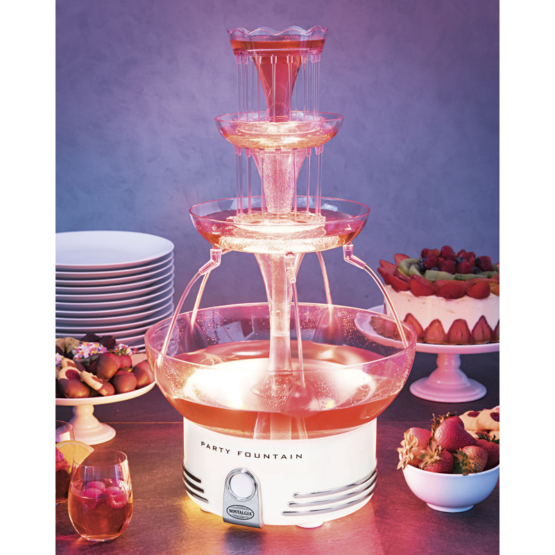 Nostalgia Retro 3-tier Lighted Party Fountain | Wayfair