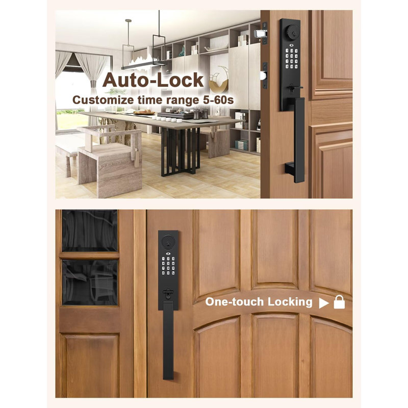 ARMIJU Smart Entry Door Lock Set with Digital Keypad and App Control ...