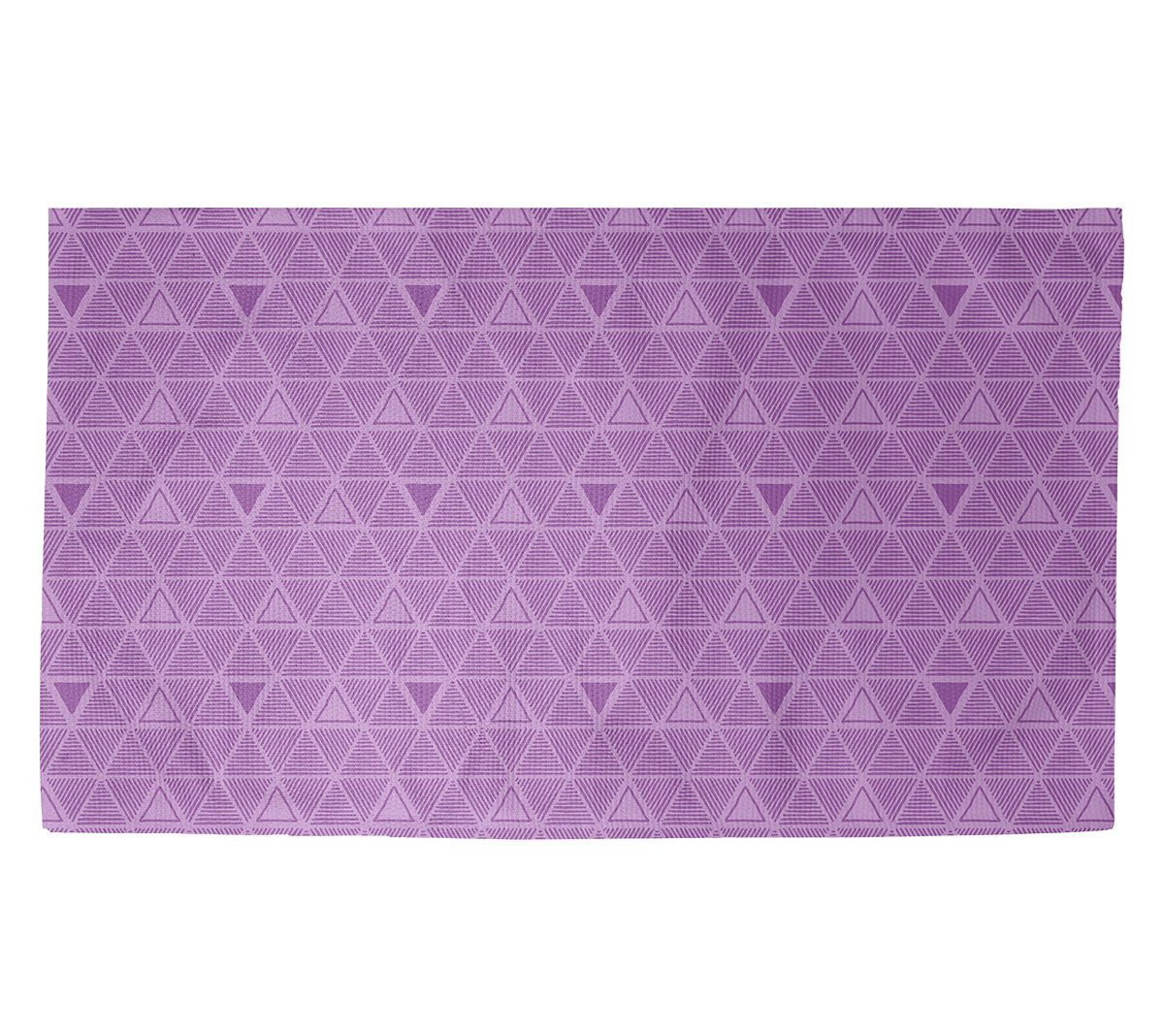 Brayden Studio® Triangles Purple Area Rug | Wayfair