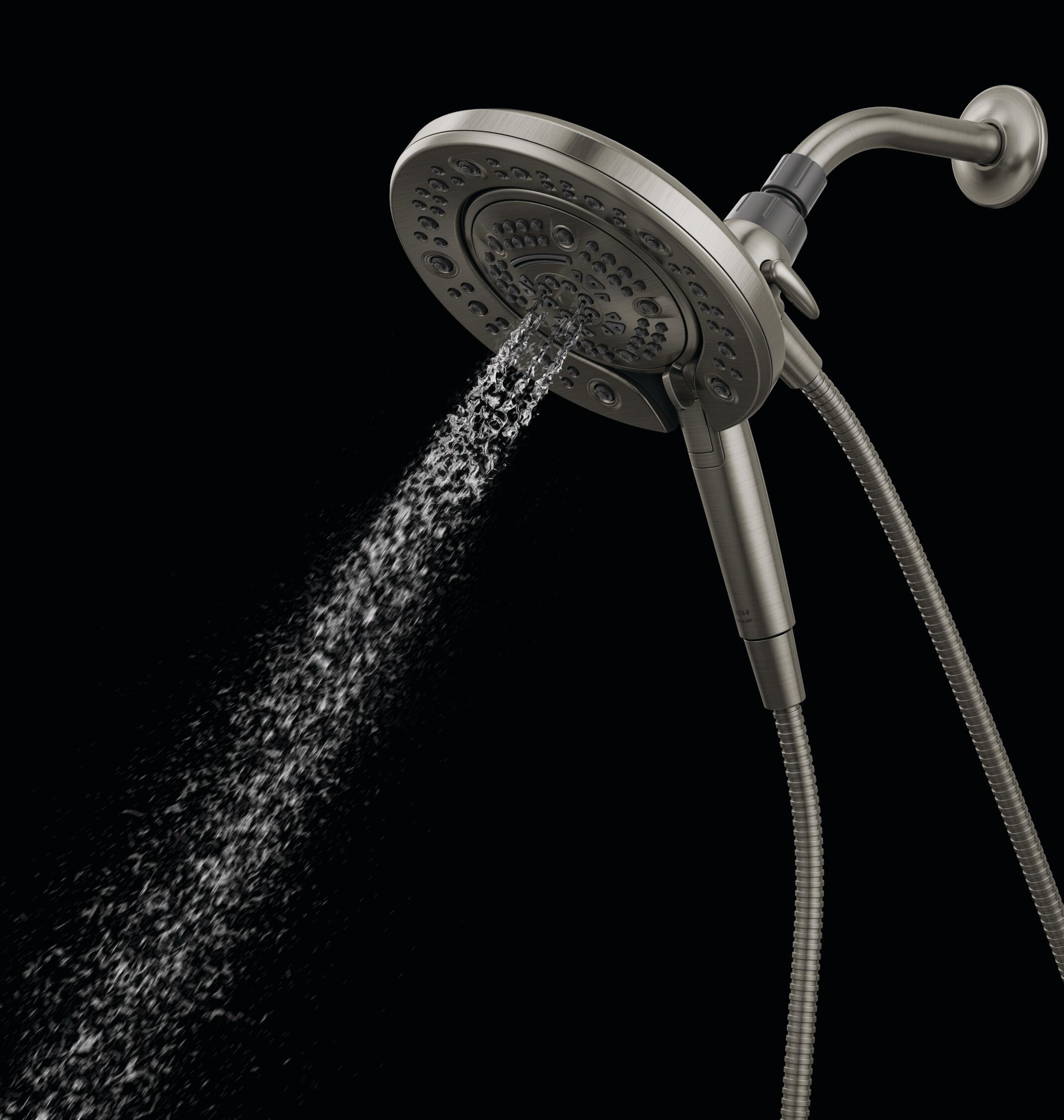 Delta 7-Spray In2ition Dual Shower Head with Handheld Spray, Handheld ...