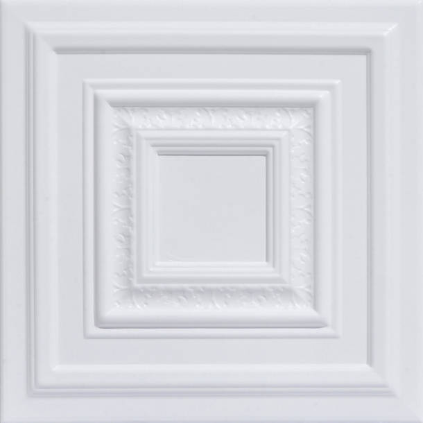 A La Maison Ceilings Chestnut Grove 1.6 ft. x 1.6 ft. Polystyrene Glue ...