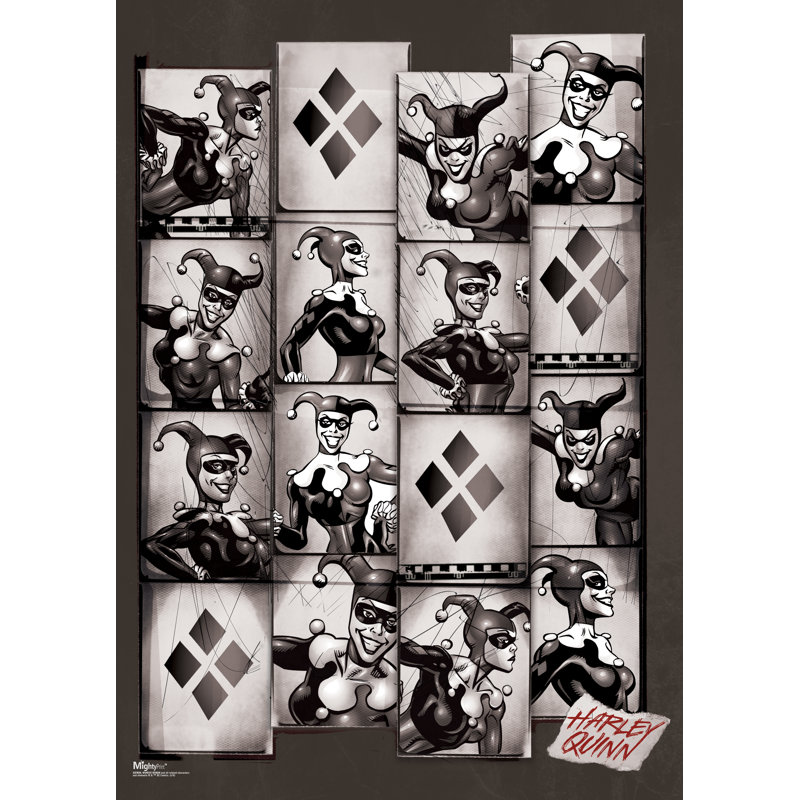 MightyPrint Harley Quinn Dc Comics MightyPrint Wall Decor | Wayfair