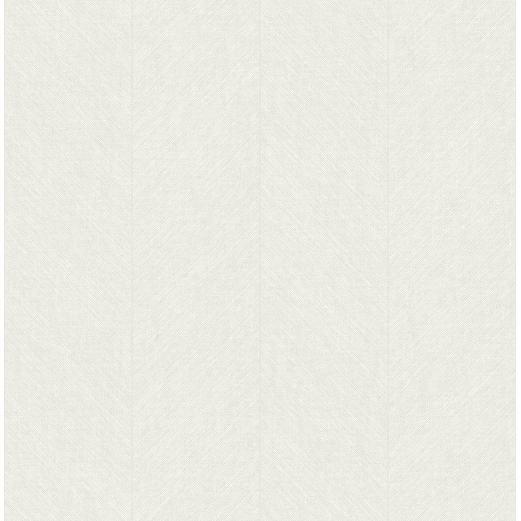 Ivy Bronx Kallam Pearl Chevron Wallpaper | Wayfair