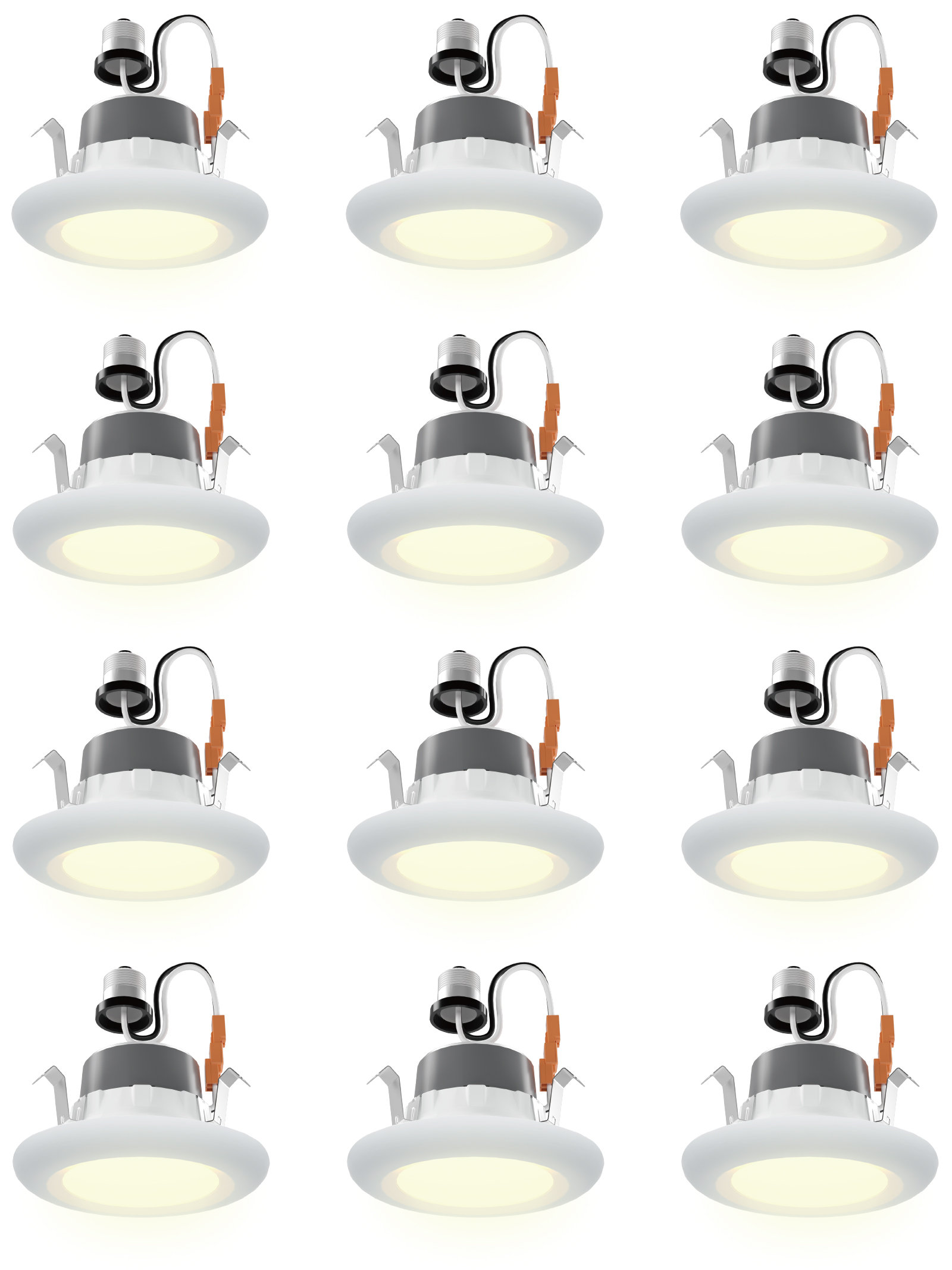 AKIHE Retrofit LED Recessed Lighting 4 Inch, Indirect Light Dimmable ...