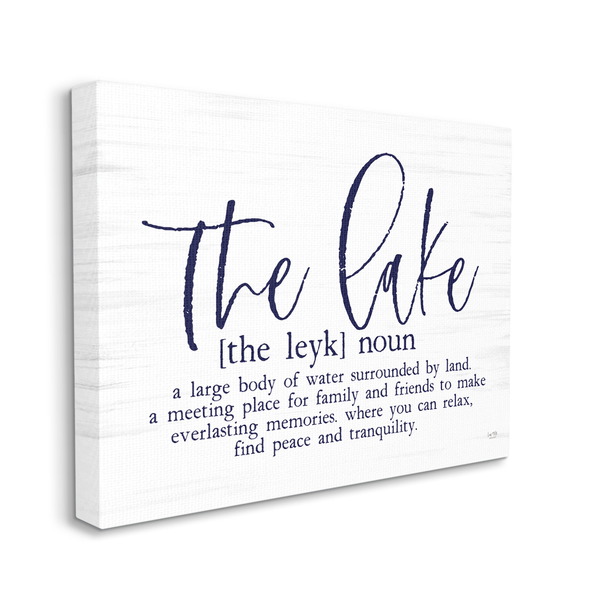 Stupell Industries The Lake Definition Family by Lux + Me Designs ...