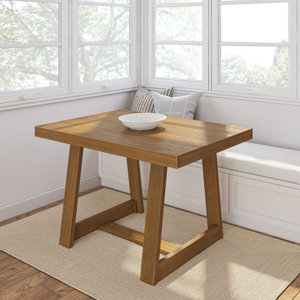 Wade Logan® Linzy Solid Wood Dining Table & Reviews | Wayfair