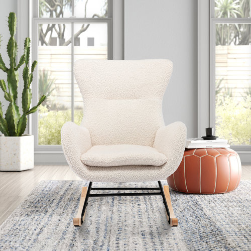 Upholstered Rocking Chairs You'll Love | Wayfair