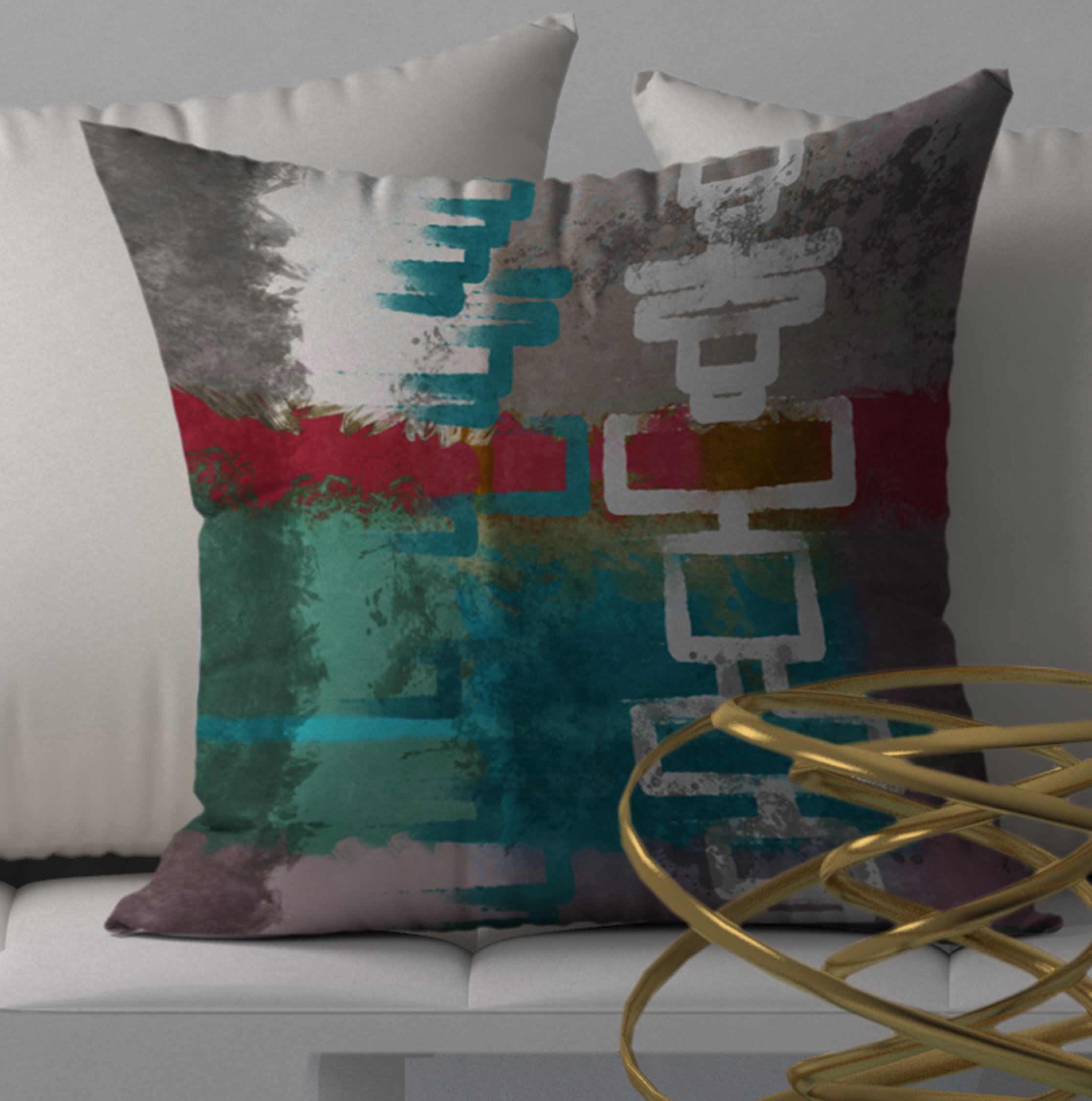 LeRoi Products Lucky Singular Square Pillow Cover & Insert | Wayfair