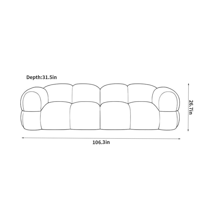 Walkoly Creative Simple Casual Sofa | Wayfair
