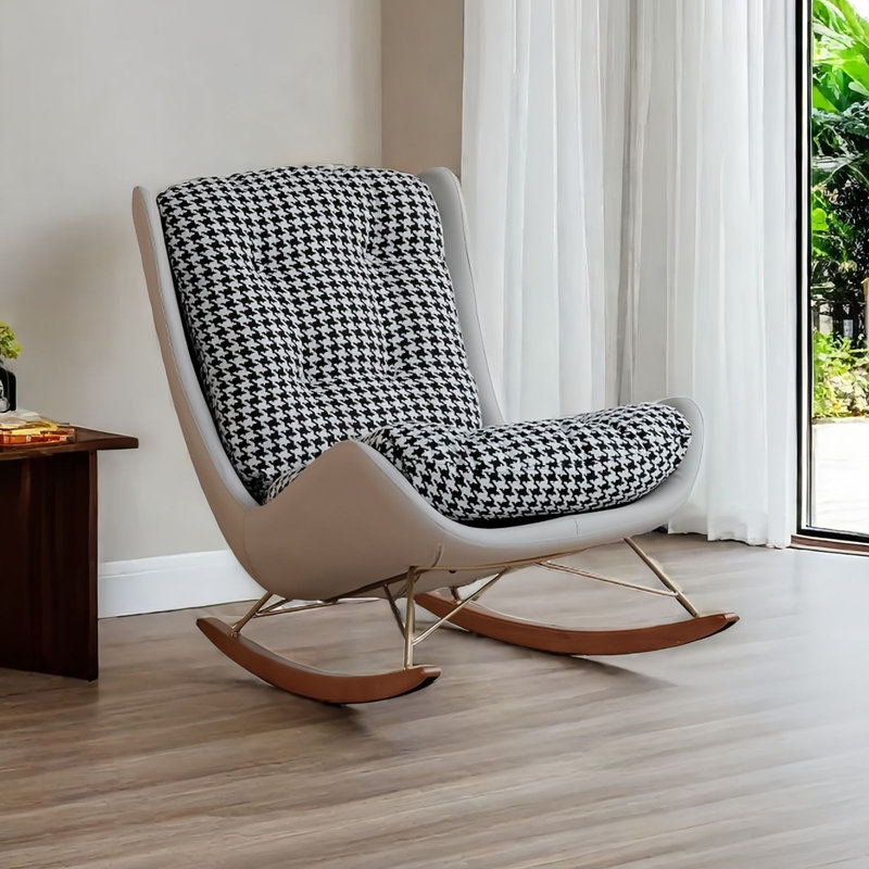 VIBORZ Modern Upholstered Rocking Chair | Wayfair
