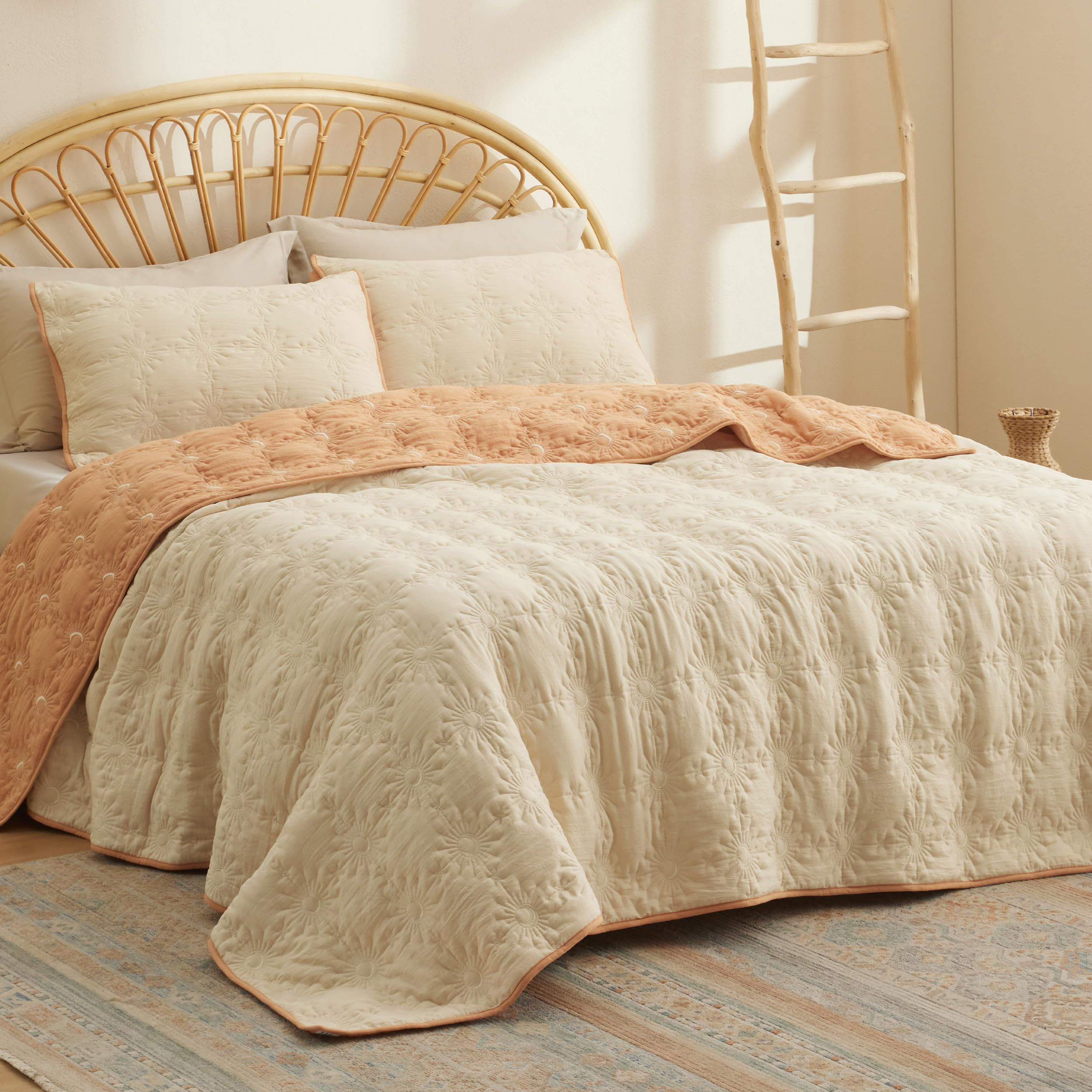 Bedsure Ensemble de lit courtepointe léger à motif solaire - Wayfair Canada