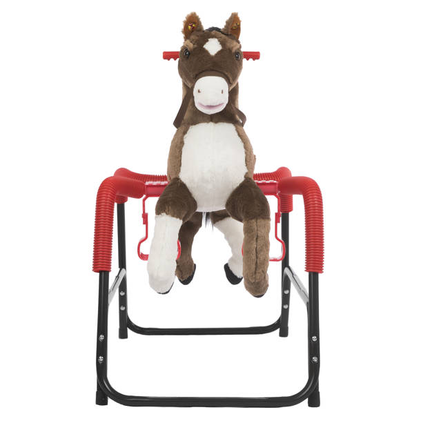 Qaba Kids Plush Spring Rocking Horse & Reviews | Wayfair