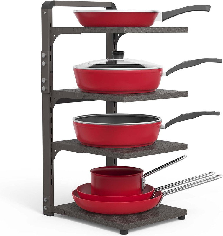 Ivy Bronx Metal Free Standing Pot Rack | Wayfair