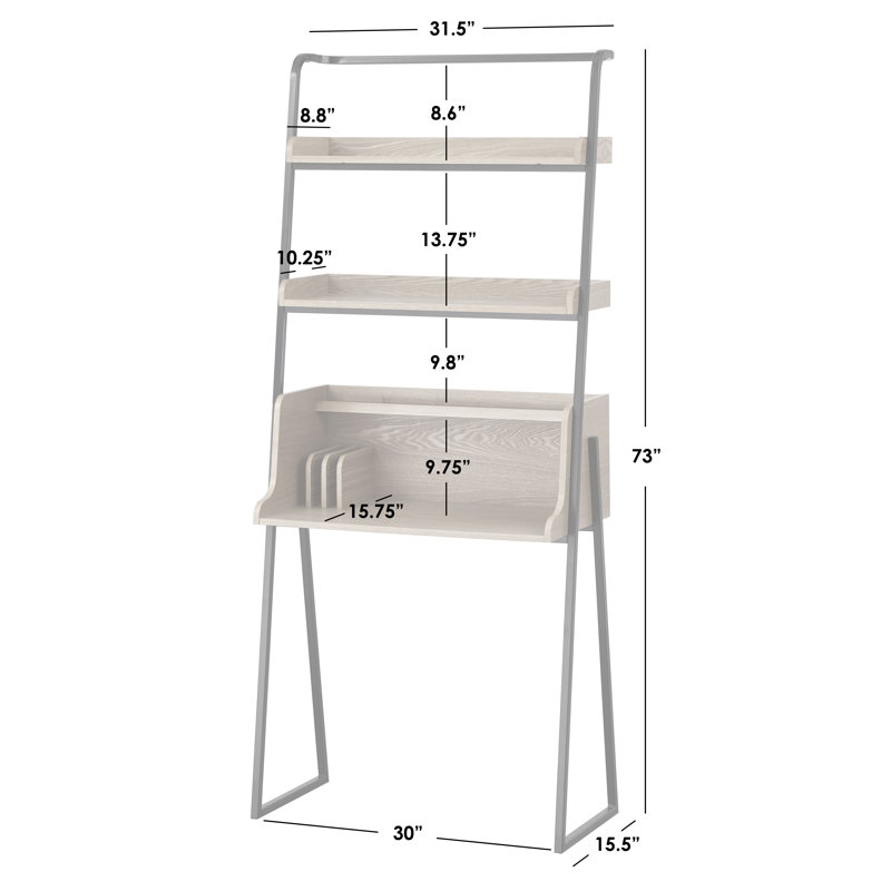 17 Stories Cessnock Leaning/Ladder Desk & Reviews | Wayfair