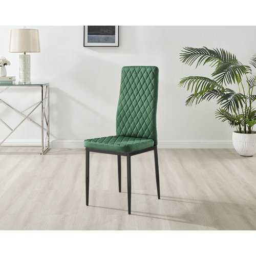 Fairmont Park Keensburg Luxury Velvet Modern Tall Back Dining Chairs ...