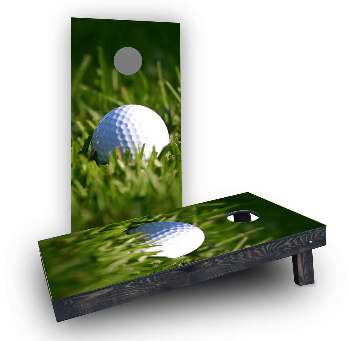 Custom Cornhole Boards Golf Ball Cornhole Boards | Wayfair
