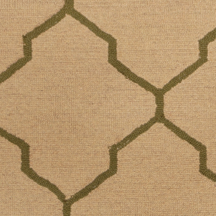 Herat Oriental Hand Tufted Wool Geometric Rug | Wayfair