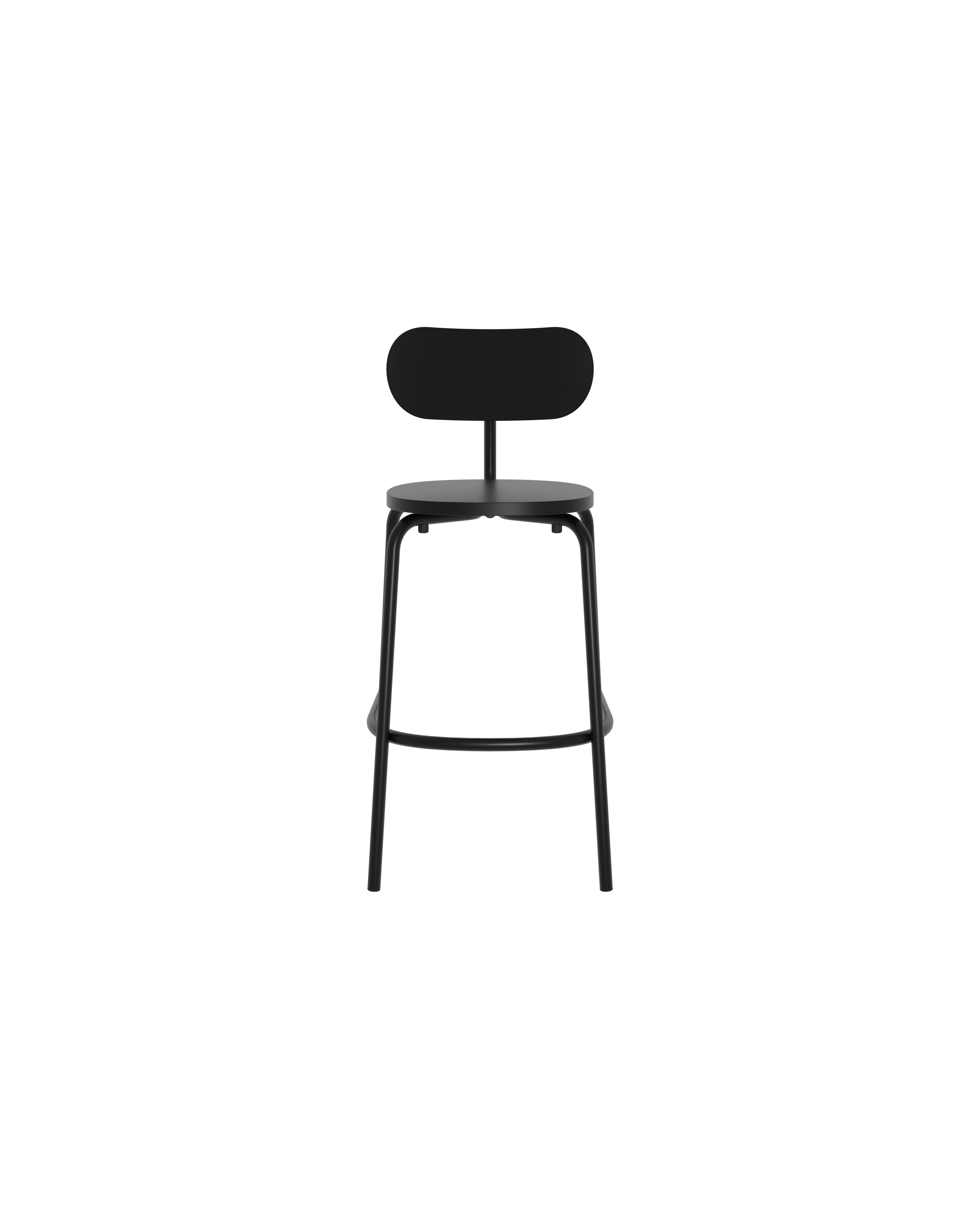 Latitude Run® Kahmiah Barstool - Graphite Black | Wayfair
