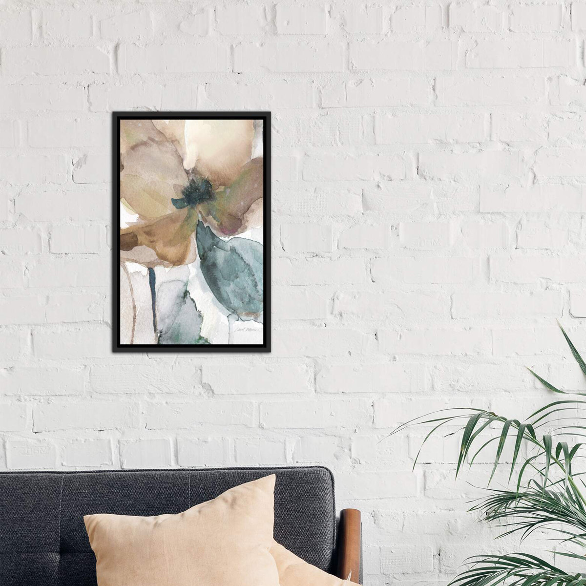 East Urban Home Watercolor Poppy I' by Carol Robinson - Painting Print ...