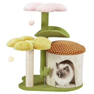Carpet Cat Trees & Condos You'll Love | Wayfair