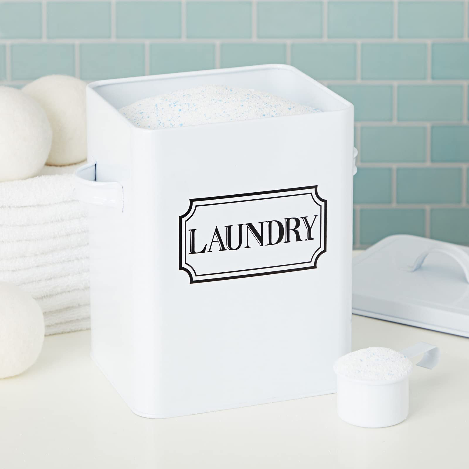 MERCURY CITY LLC Laundry Detergent Container For Powder, Beads, Pods ...