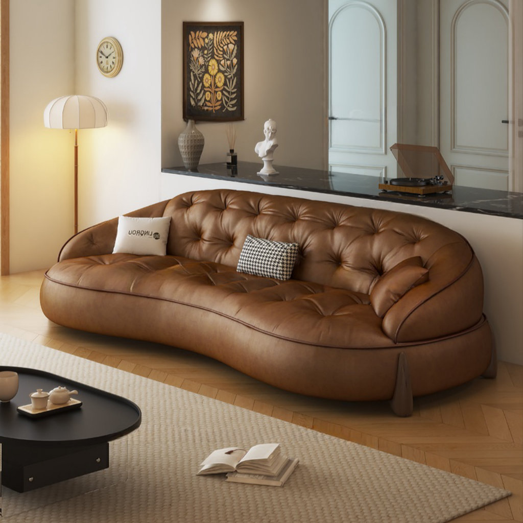 Walkoly Simple Retro Design Living Room Sofa | Wayfair