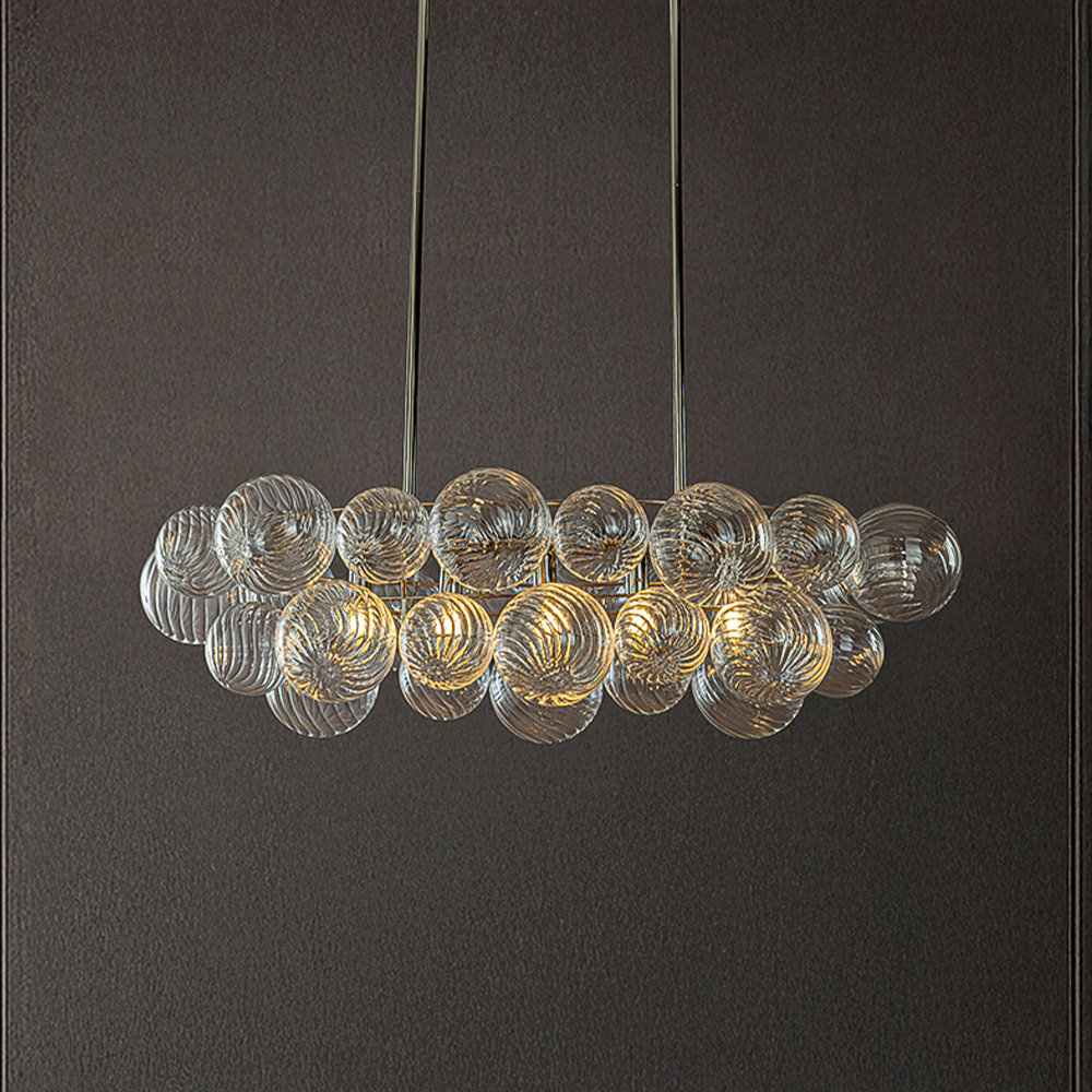 Everly Quinn Glam 5-light 43'' Modern Dining Room Chandelier With Hand ...