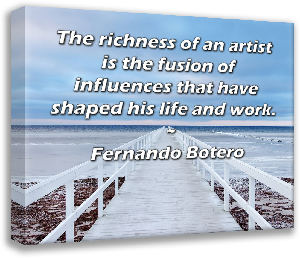 Astoria Grand ArtsyQuotes Gallery Wrapped Canvas By Fernando Botero ...