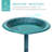 Lark Manor Bobigny 28 Inch Green Polyresin Outdoor Garden Bird Bath ...