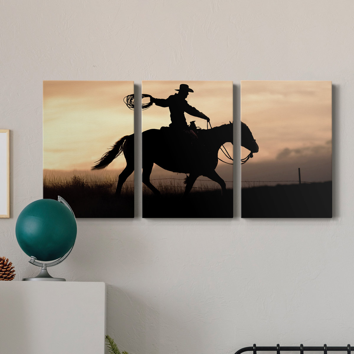 Foundry Select Rope And Ride I- Premium Gallery Wrapped Canvas - Ready ...