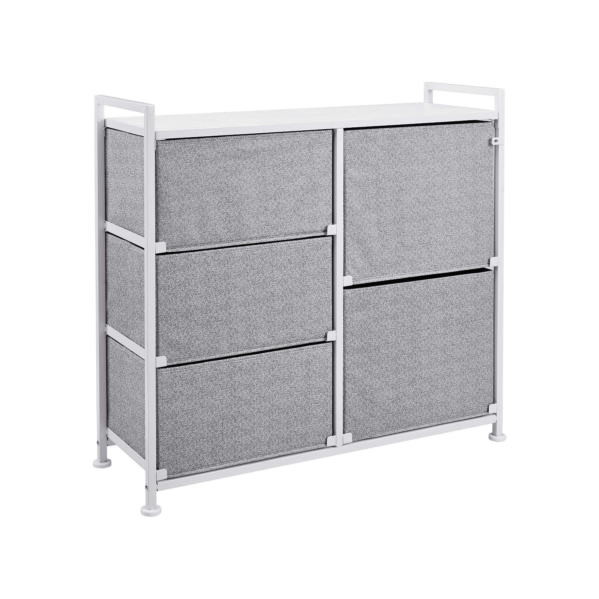 Hokku Designs Closet Organizer Drawers With 5-Fabric Storage Units ...