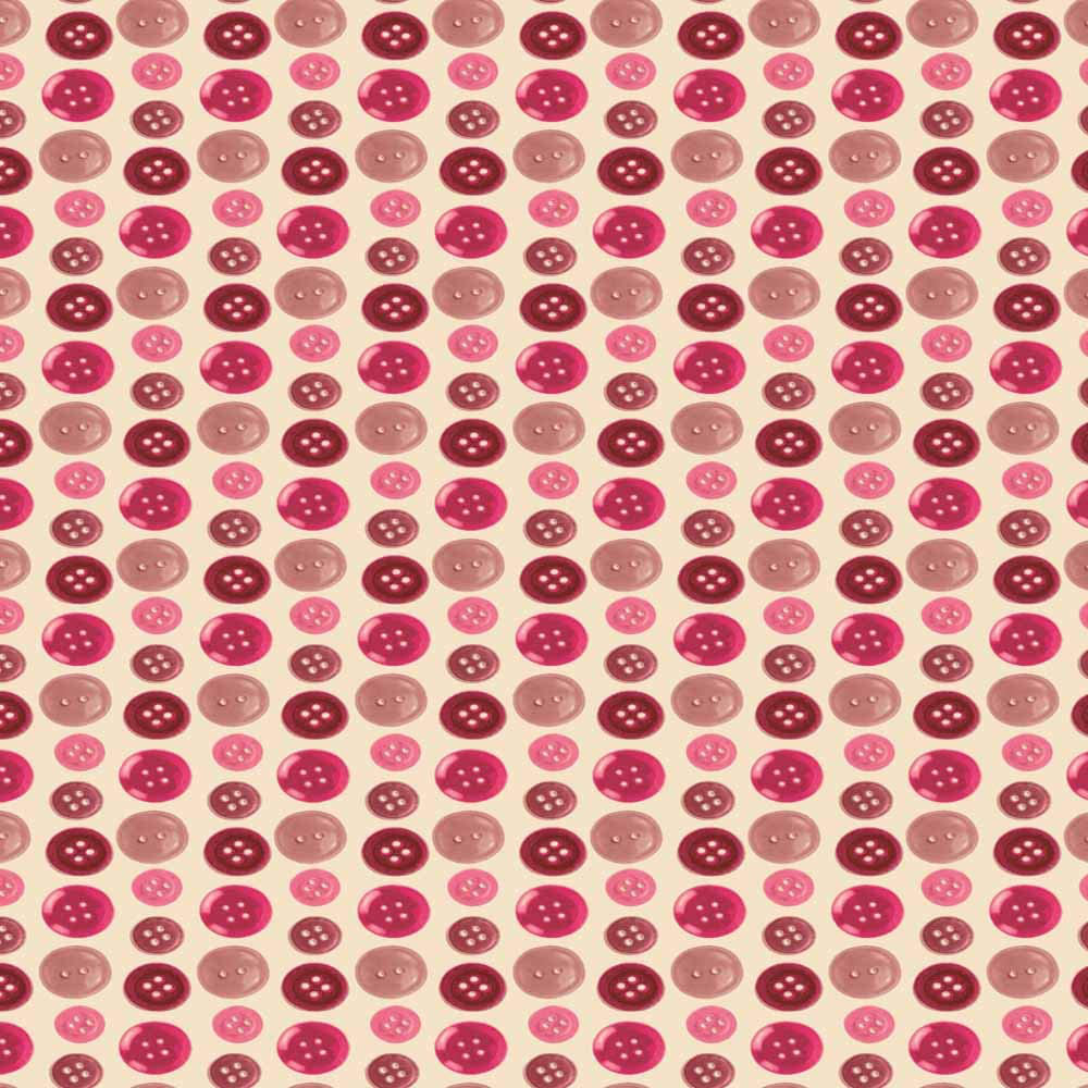 August Grove® Decorative Self-Adhesive Film, Buttons/Bell, 17" x 59 ...