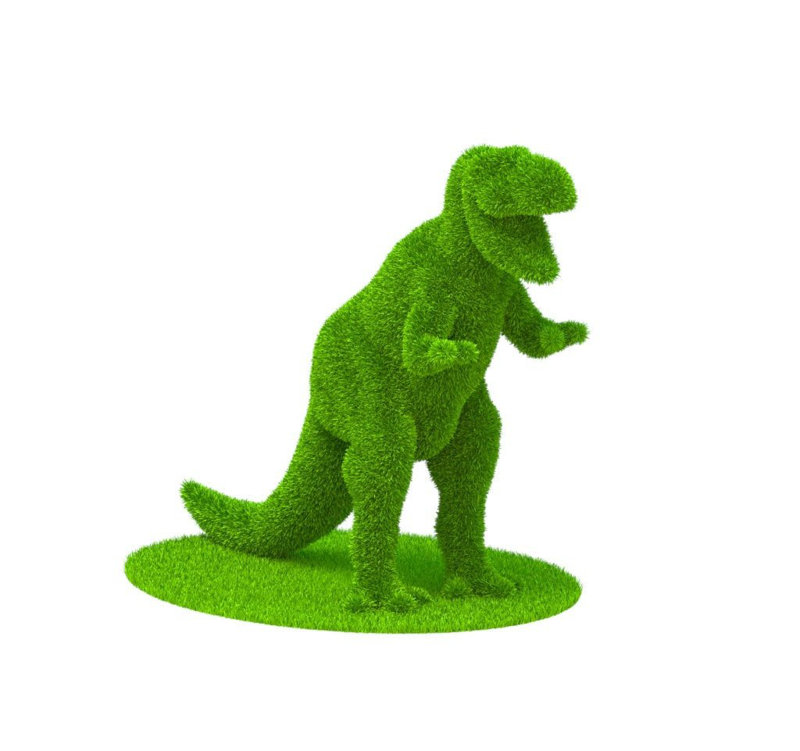 Decor Factory Studio Outdoor Tyrannosaurus Rex T-Rex Topiary Green ...