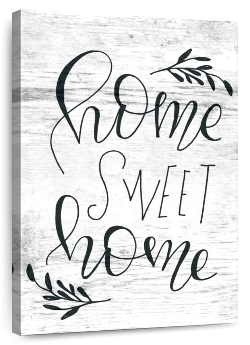 Trinx Kema Home Sweet Home Ferns Wall Sign | Wayfair