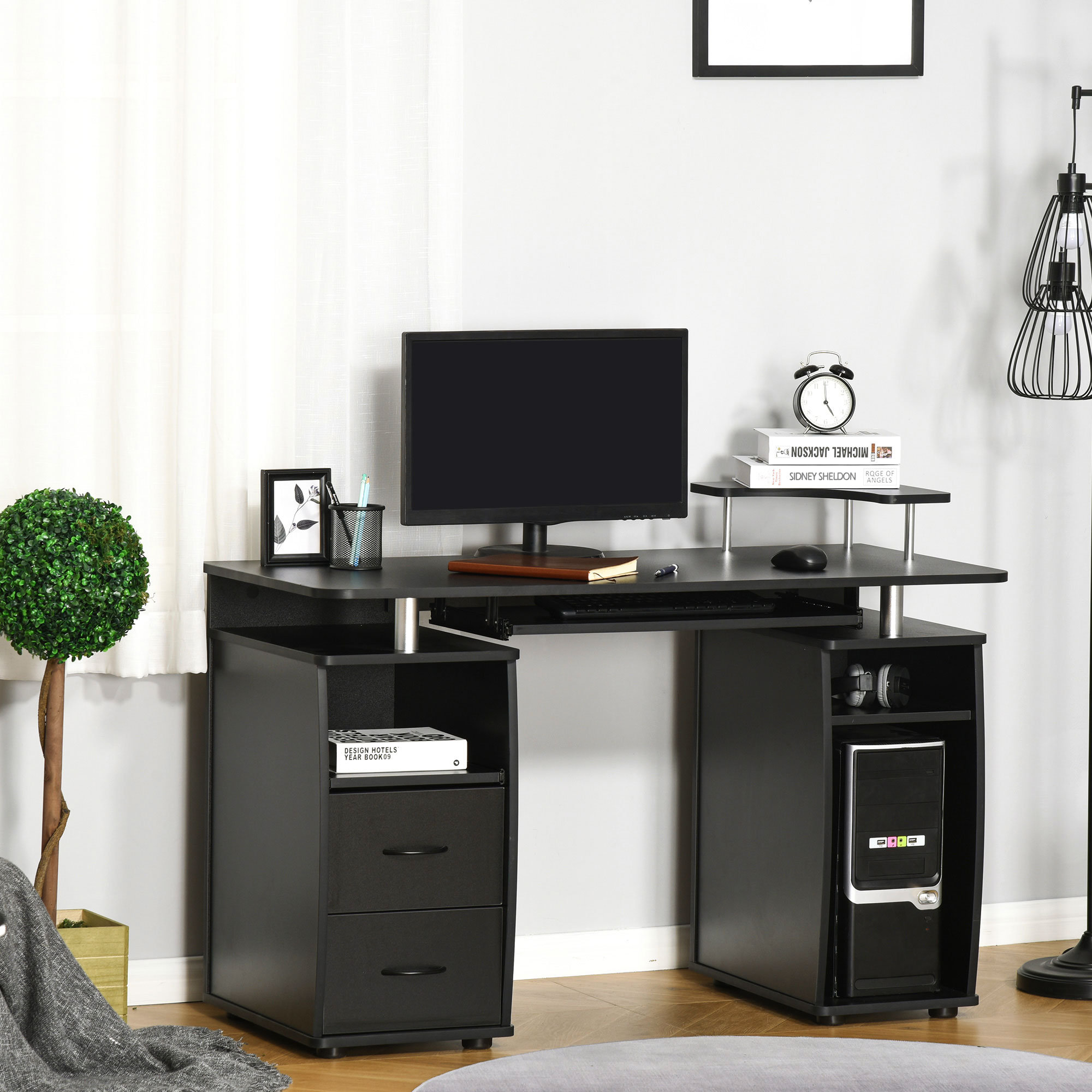 Wade Logan® Kendell Computer Desk & Reviews | Wayfair