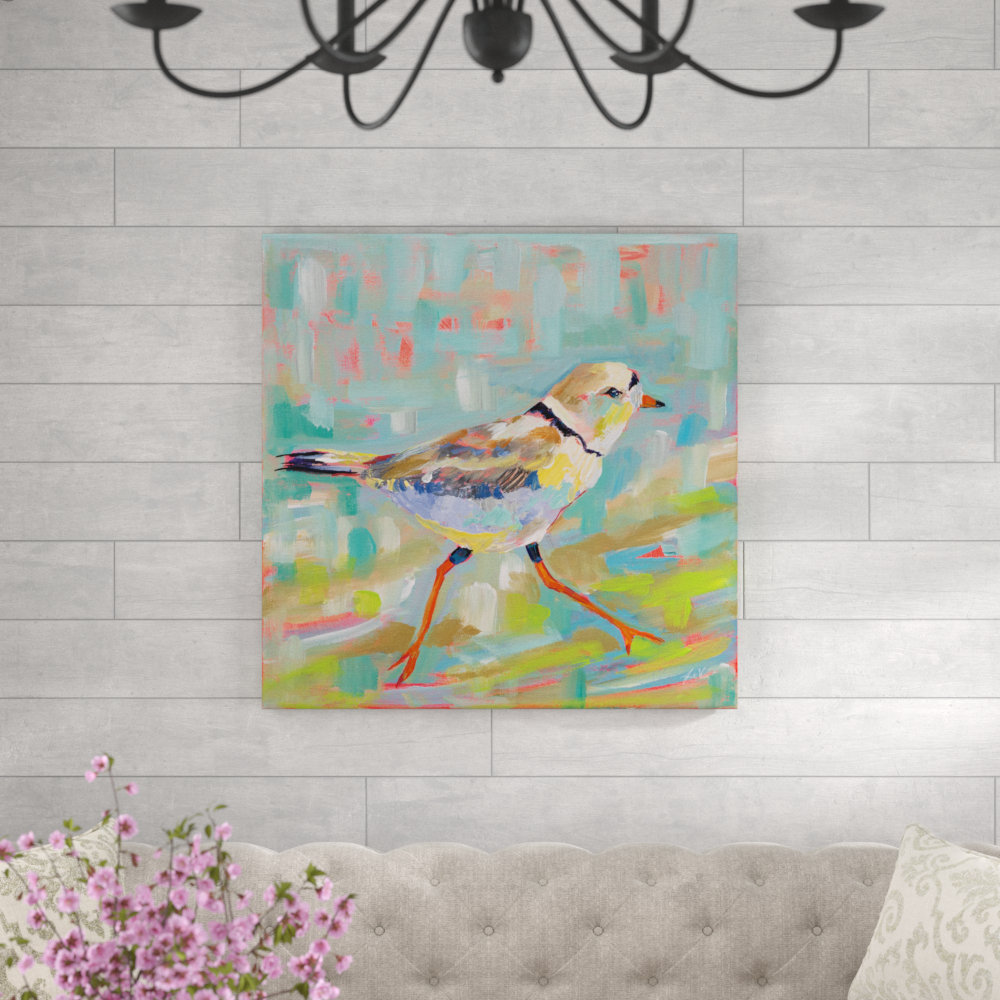 August Grove Coastal Plover I by Jeanette Vertentes - Painting on ...