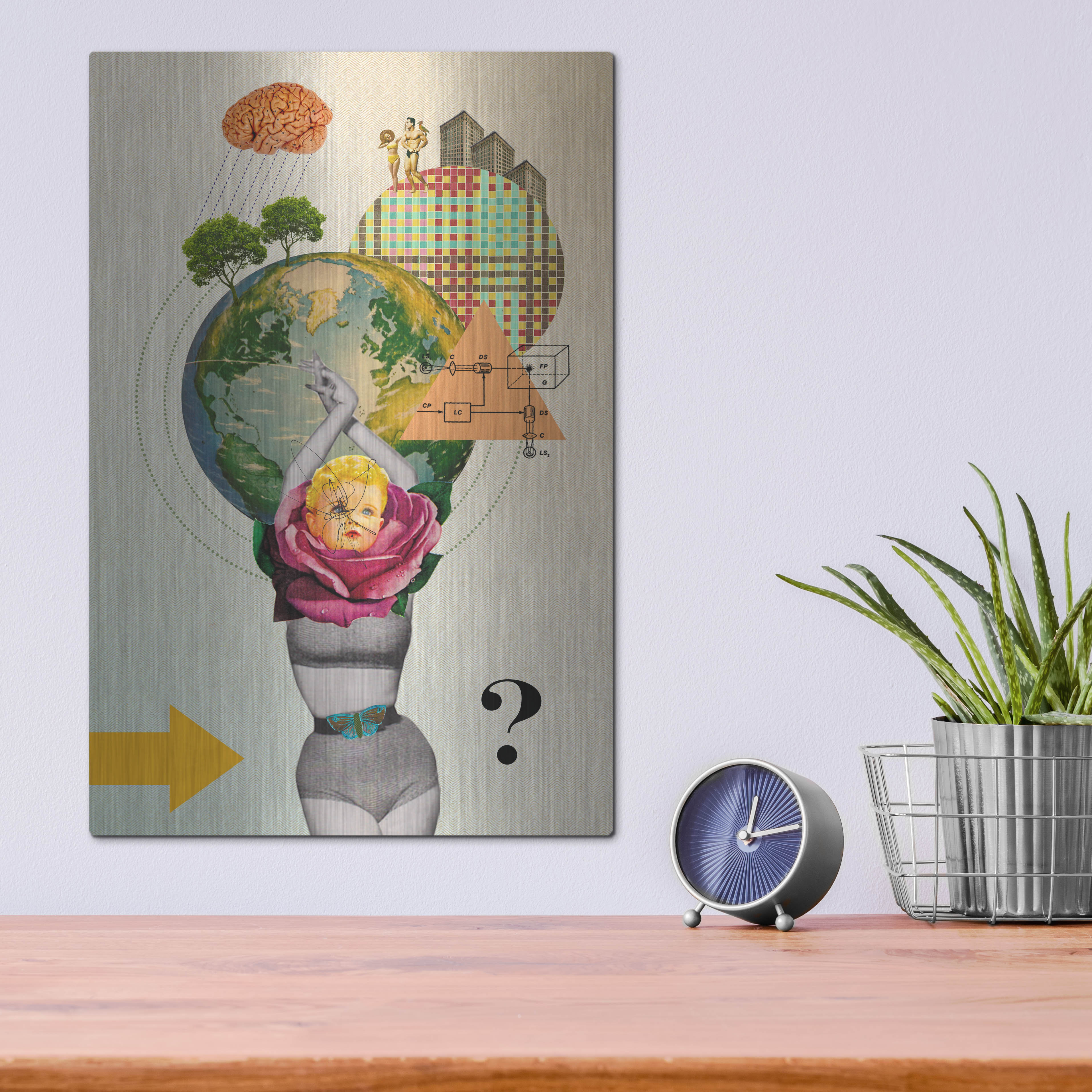 Trinx 'Mother Nature' by Elo Marc, Metal Wall Art | Wayfair