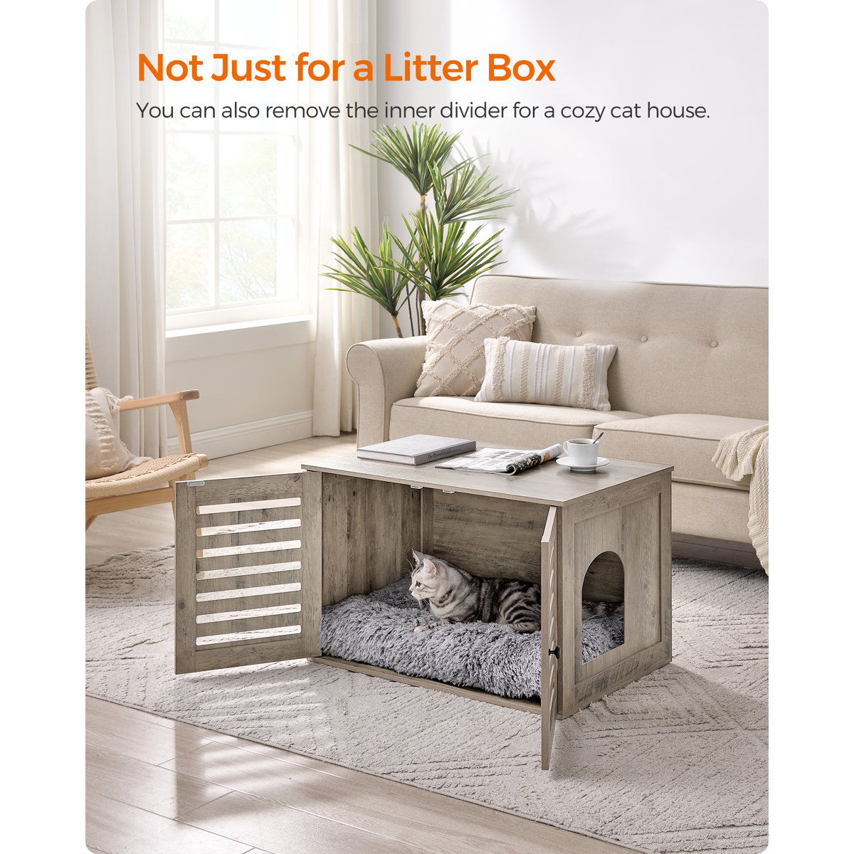 Three Posts™ Linkwood Litter Box Enclosure & Reviews | Wayfair