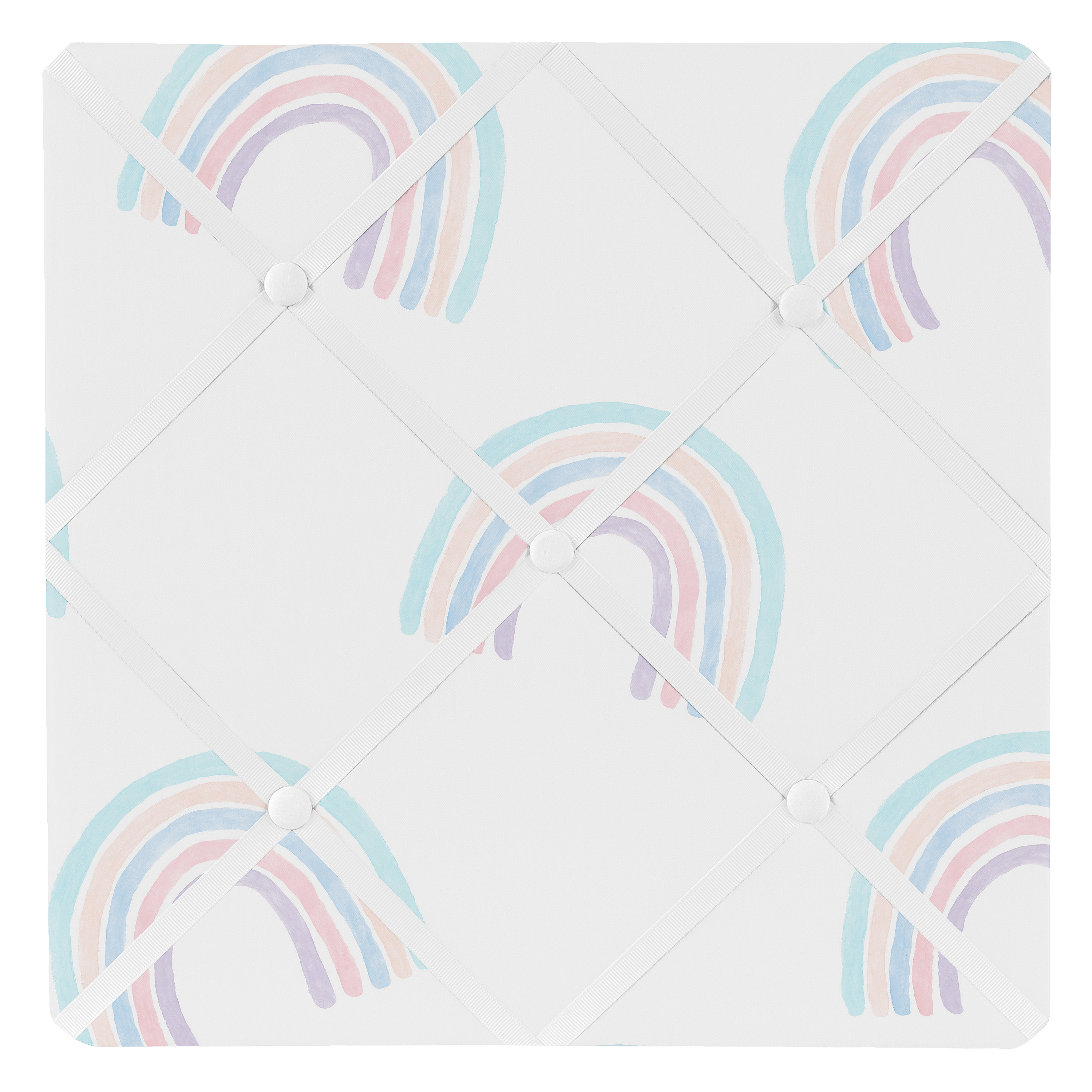 Sweet Jojo Designs Rainbow Wall Mounted Photo Memo Board | Wayfair