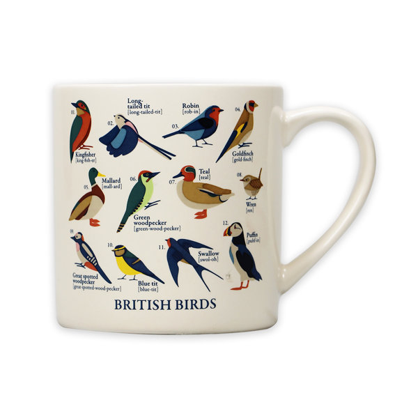 Happy Larry Mug Boxed (325Ml) - RSPB (Free As A Bird) | Wayfair.co.uk