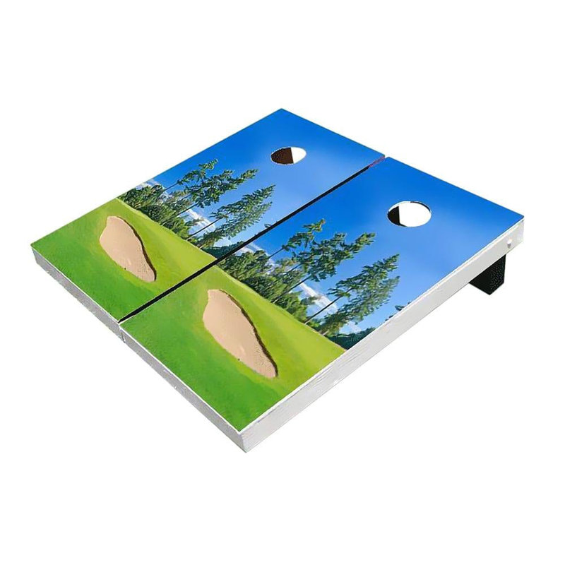 Skip's Garage 2' X 3' Golf Course Bunker Cornhole Boards | Wayfair