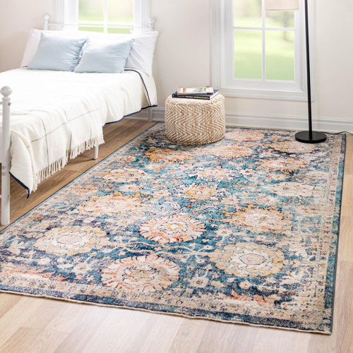 Langley Street Akira Floral Indoor Rug & Reviews | Wayfair