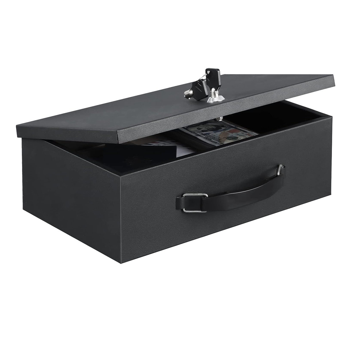 Belleze Fire Resistant Safe Fire Safe Box With Key Lock For Home Office ...