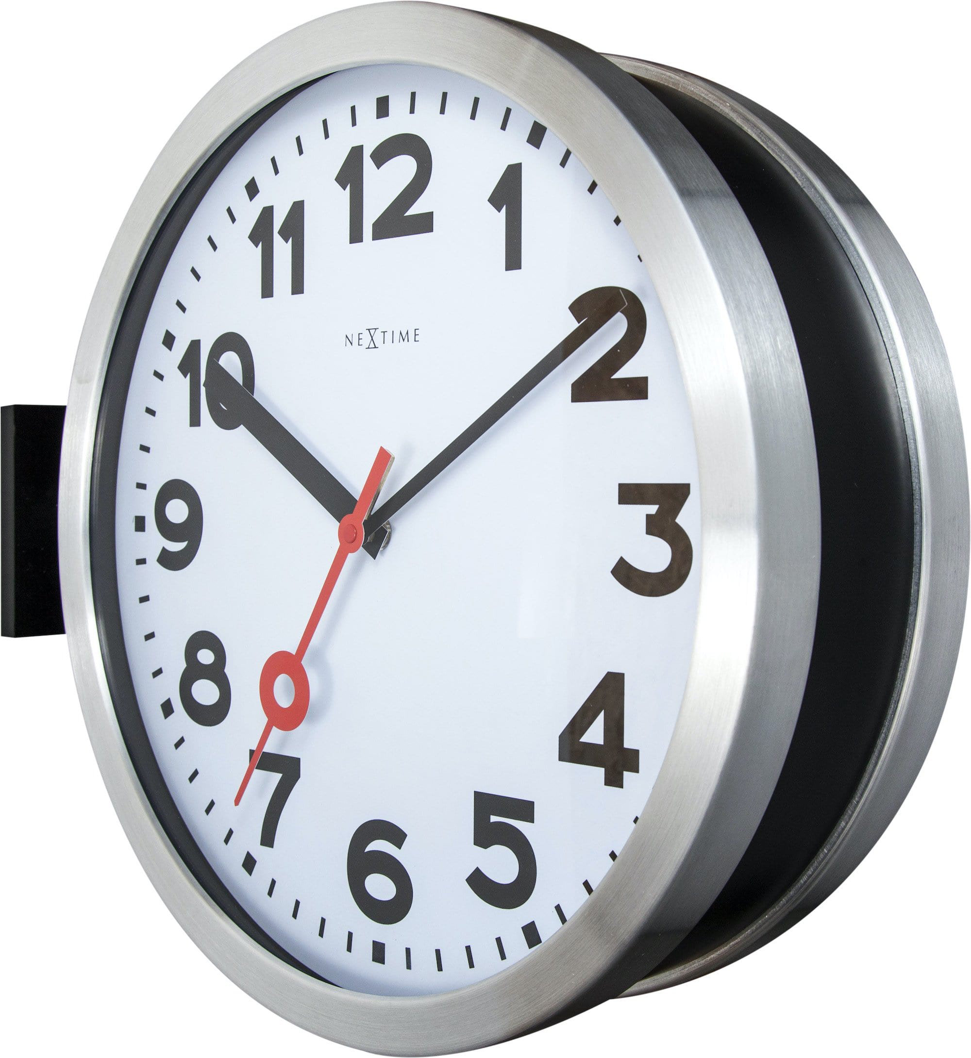 NeXtime Station Double- Sided 14.25-Inch Wall Clock | Wayfair