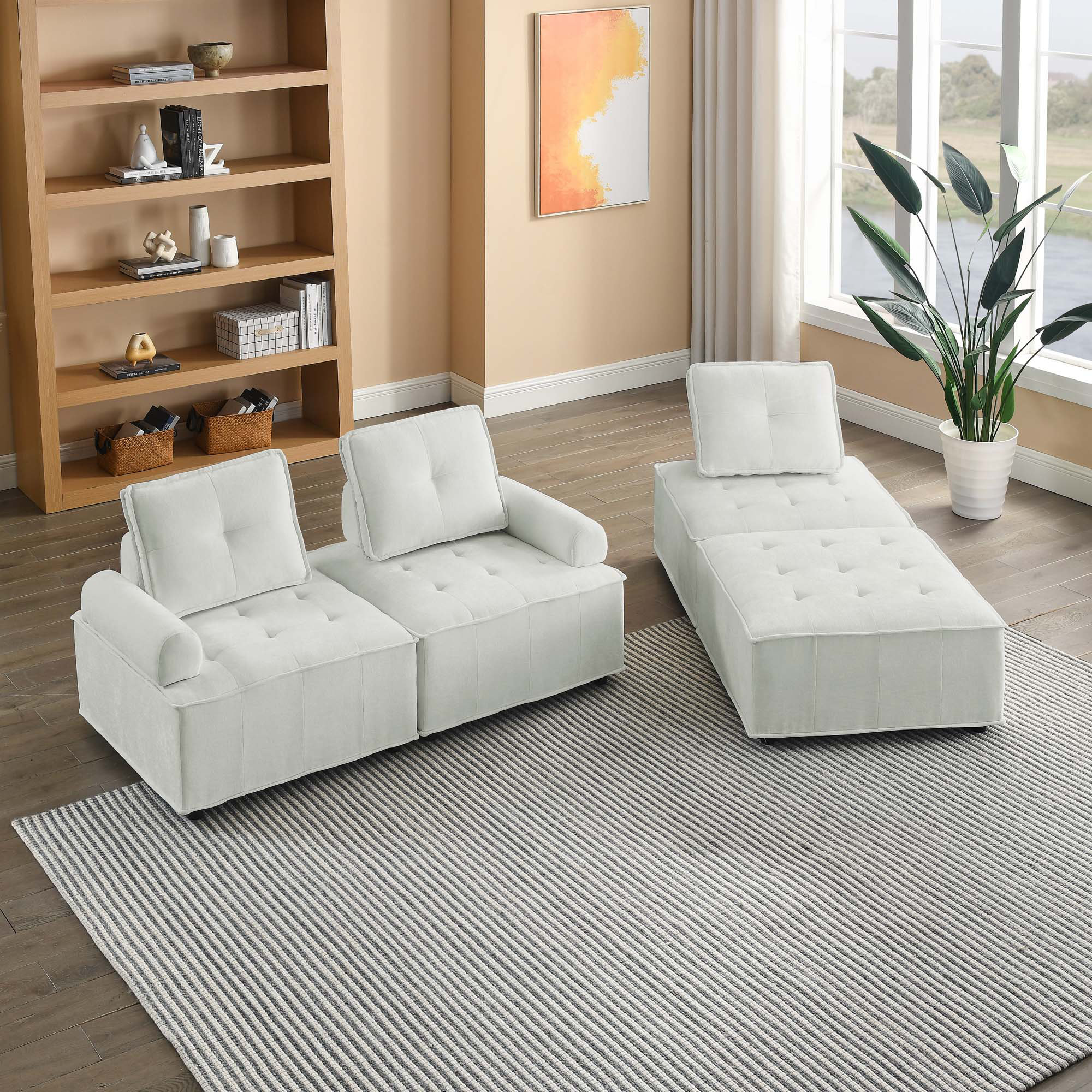 George Oliver Modular Sectional Sofa - Wayfair Canada